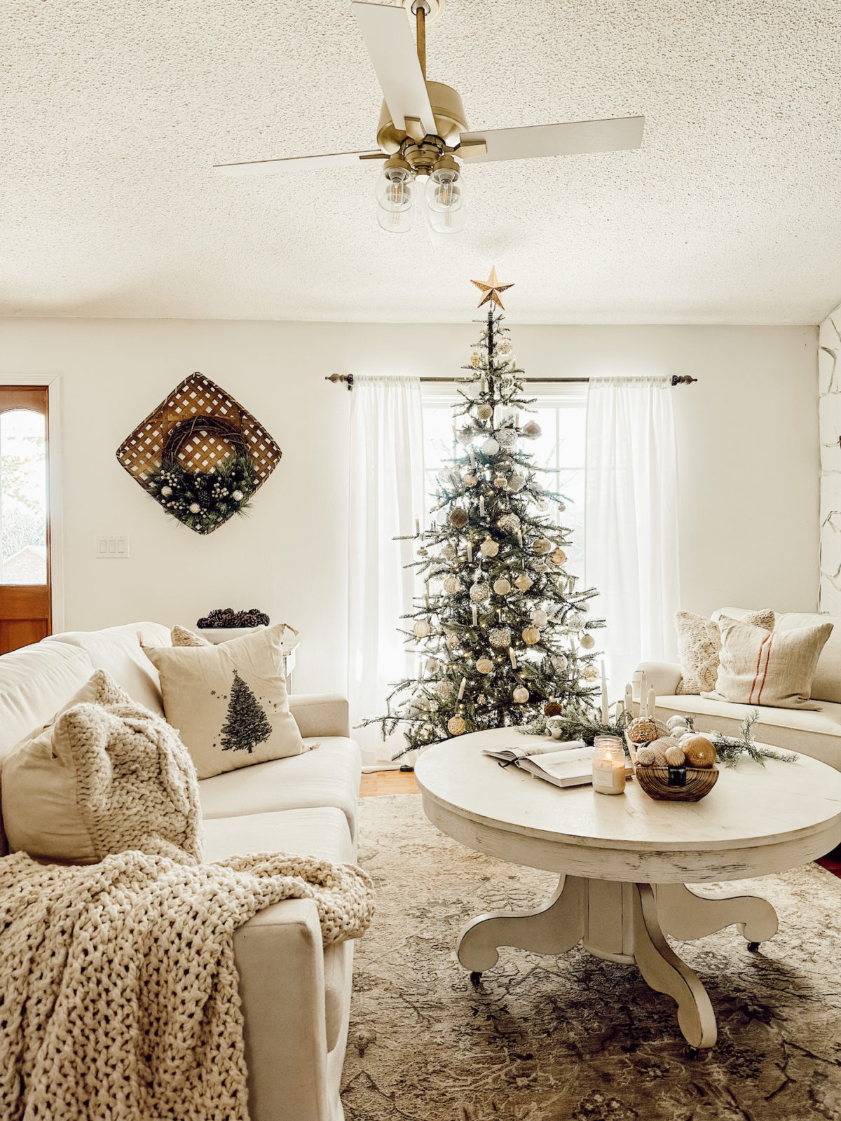 Cozy Farmhouse Cottage Christmas Trees - Itty Bitty Farmhouse